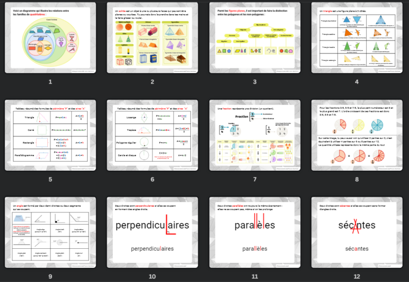 Mes affichages en mathématiques - SEGPA.org